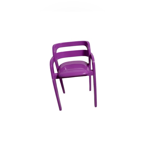 Toys | Barbie Doll Size Purple Chair | Poshmark